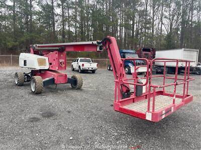 2016 MEC 60-J Electric Hybrid 60' Telescopic Boom Lift Man Aerial Jib ...