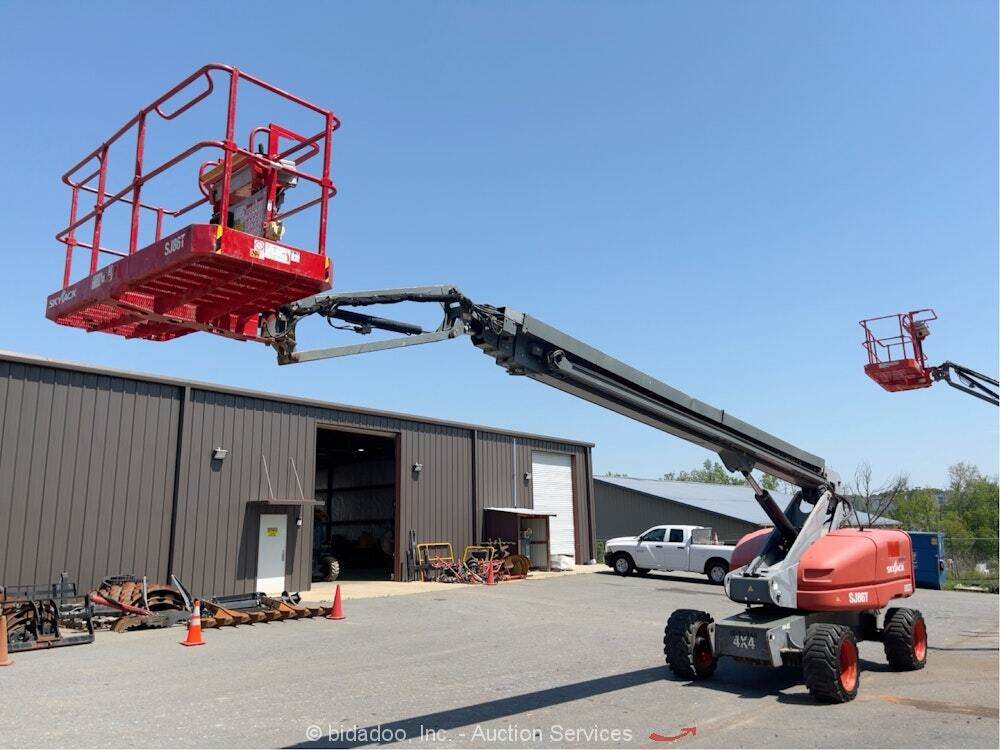 2016 Skyjack SJ86T 86' 4WD Diesel Telescopic Boom Lift Man Aerial Deutz ...