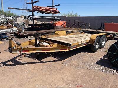2014 Lucon 16' Flatbed T/A Tilt Deck Equipment Trailer Car Hauler For ...