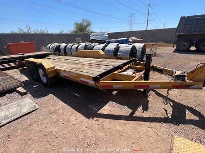 2014 Lucon 16' Flatbed T/A Tilt Deck Equipment Trailer Car Hauler For ...