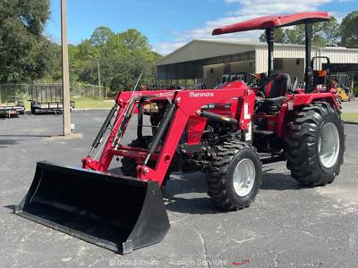 2023 Mahindra 4550 4WD Diesel Utility Tractor Ag Farm Loader LOW HOURS ...
