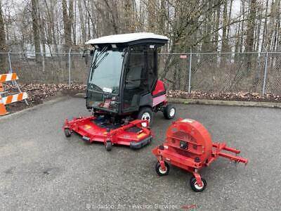 2015 Toro GROUNDSMASTER 3280-D 4WD Lawn Tractor Mower Debris Blower Cab ...