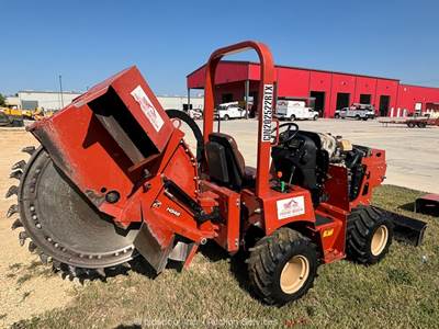 2019 Ditch Witch RT45 4WD Ride-On H342 Rock Saw Trencher Wheel Diesel ...