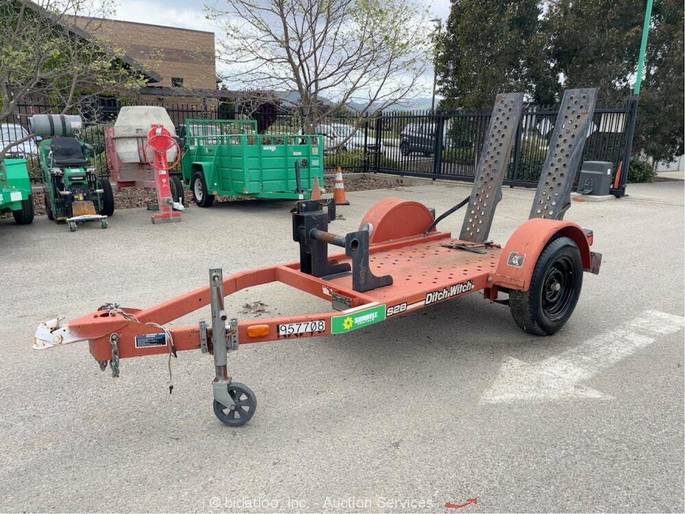 2013 Ditch Witch S2B S/A Flatbed Utility Ramp Deck Equipment Trailer ...
