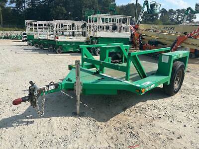 2015 JLG 449 S/A 9' Hydraulic Lift Bed Utility Equipment Trailer ...