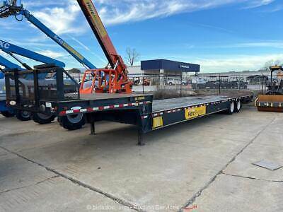 2014 Ledwell LW48HT2-10-PB Tandem Axle Equipment Trailer Hydraulic Ramp ...