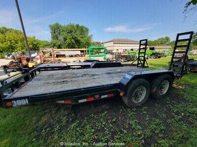 2016 PJ Trailer CC162 T/A 16' Ramp Deck Car Hauler Equipment Trailer ...