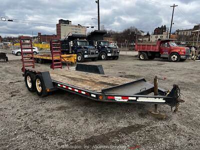 2010 Towmaster Contrail CV-12 16' T/A Drop Deck Equipment Trailer Ramps ...