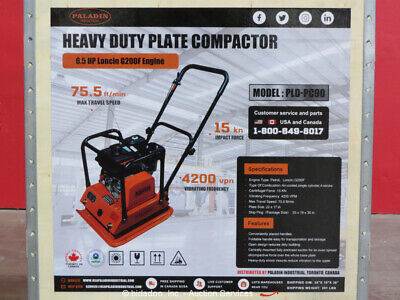Paladin PLD-PC90 Heavy-Duty Walk-Behind Plate Compactor 6.5 HP Gas -New ...
