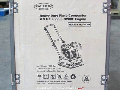Paladin PLD-PC90 Heavy-Duty Walk-Behind Plate Compactor 6.5 HP Gas -New ...