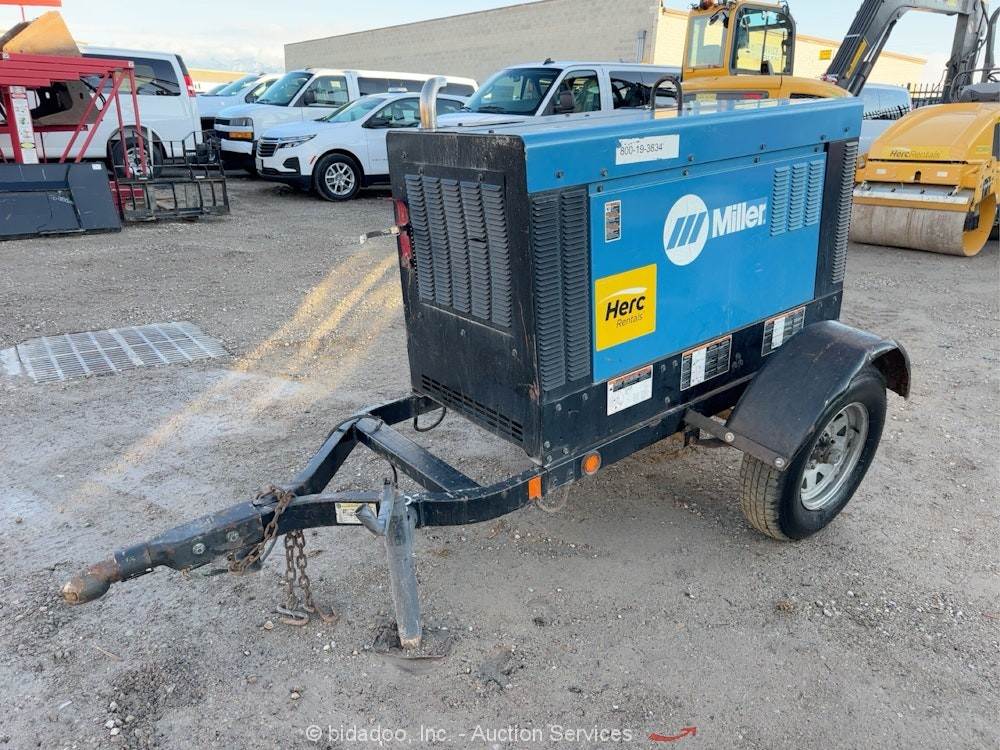 2018 Miller Big Blue 400 Diesel Towable Welder Generator Mig bidadoo ...