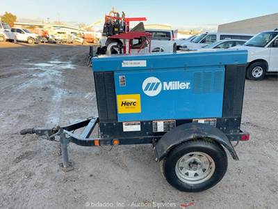 2018 Miller Big Blue 400 Diesel Towable Welder Generator Mig bidadoo ...