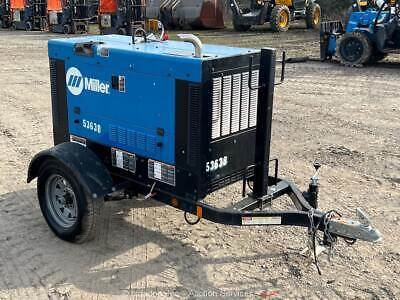 2018 Miller Electric Big Blue 400 Diesel Towable Welder Generator Mig ...