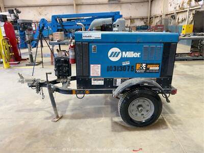 2020 Miller Electric Big Blue 400 20 kW Towable Welder Generator Kubota ...
