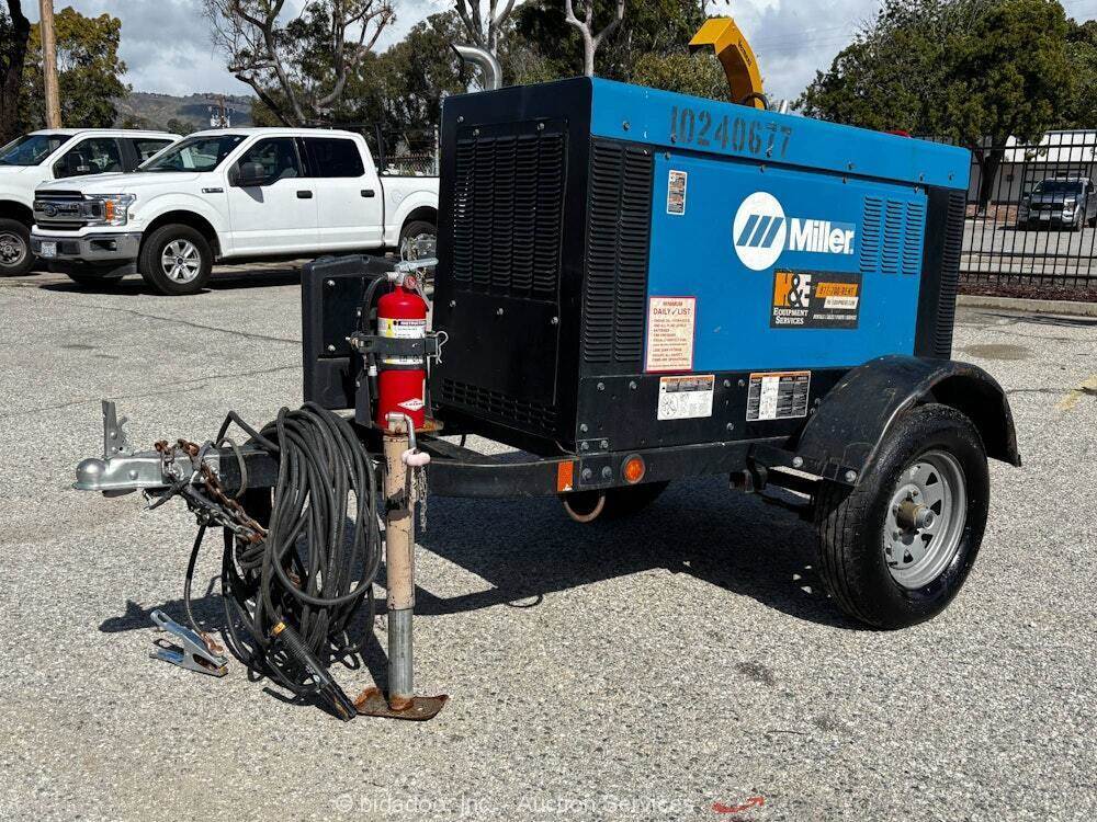 2018 Miller Electric Big Blue 400 Diesel Towable Welder Generator ...