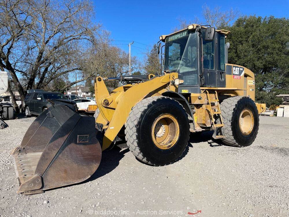 2000 Caterpillar 924H Hydraulic Wheel Loader Cab 3 Yard Bucket Tractor ...