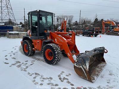 2019 Hitachi ZW80 Articulated Wheel Loader Tractor A/C Cab Hyd Q/C For ...