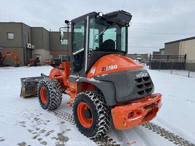 2019 Hitachi ZW80 Articulated Wheel Loader Tractor A/C Cab Hyd Q/C For ...