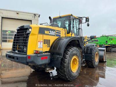 2019 Komatsu WA380-8 Wheel Loader Tractor Cab A/C Aux Hyd QC 115 ...