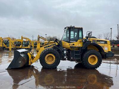 2019 Komatsu WA380-8 Wheel Loader Tractor Cab A/C Aux Hyd QC 115 ...