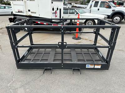 Telehandler Work Platform NEW 4' x 7' 8" Man Basket 1,700 LB Capacity 2 ...
