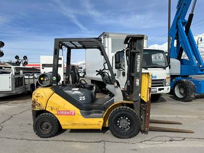 Warehouse Forklift 5,000 LB 3 Stage Sideshift 15' 8" Lift LPG Komatsu ...