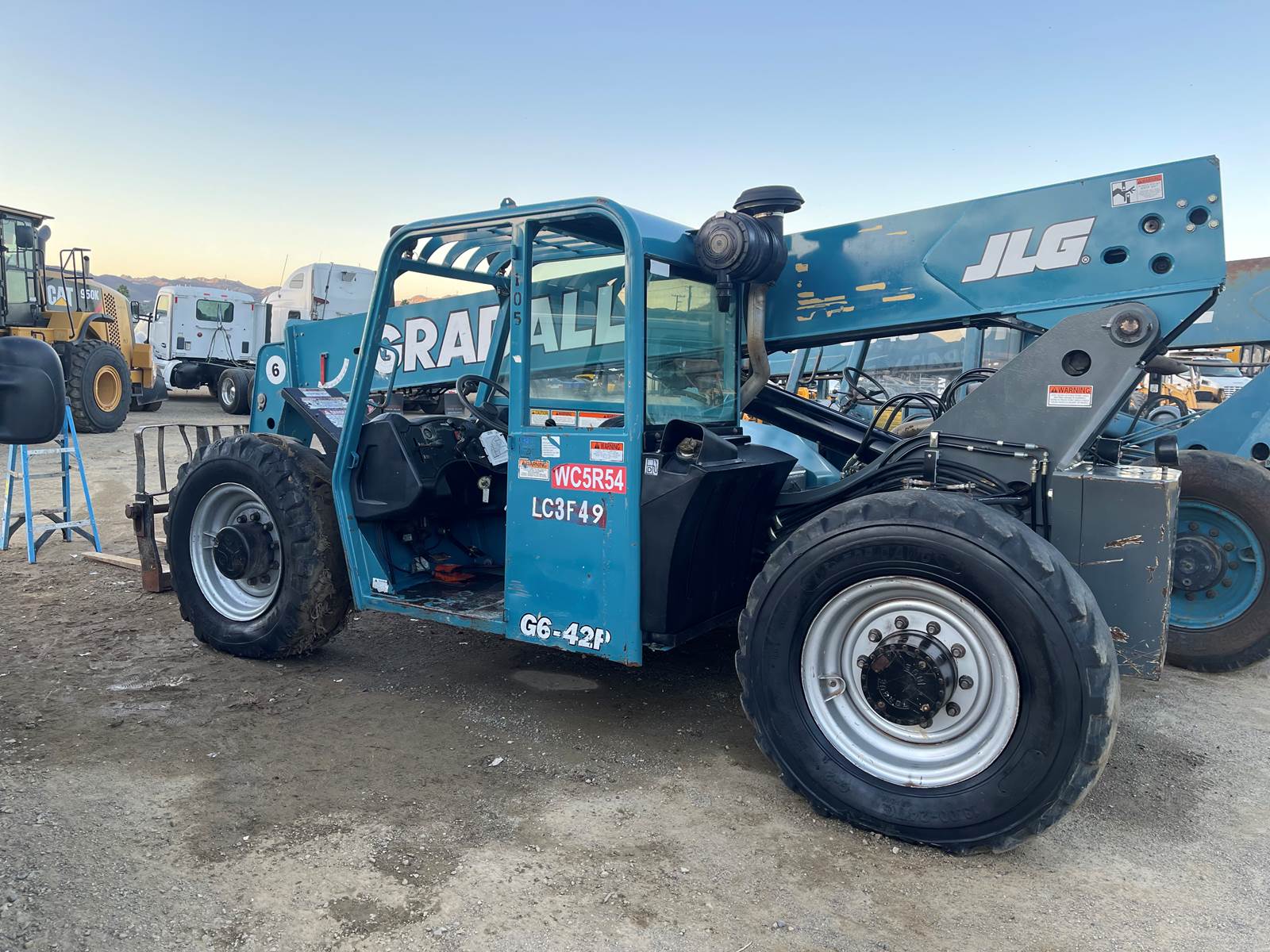 Telehandler Forklift 2005 Gradall JLG G6-42P 4x4 6,000 LB 42' For Sale ...