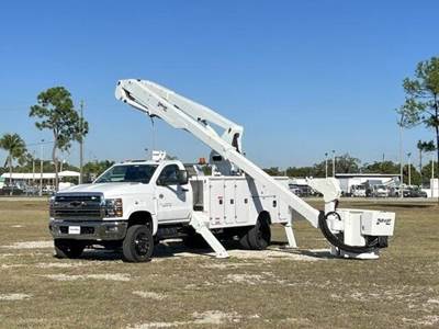 Chevrolet Silverado 6500HD Boom / Bucket Truck - 2022 Duralift DPM2 ...