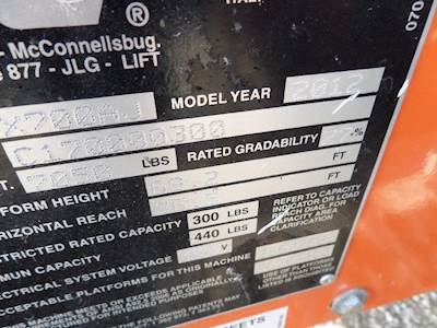 2012 JLG X700AJ Articulating Boom Lift For Lease/Rent, 1,874 Hours ...