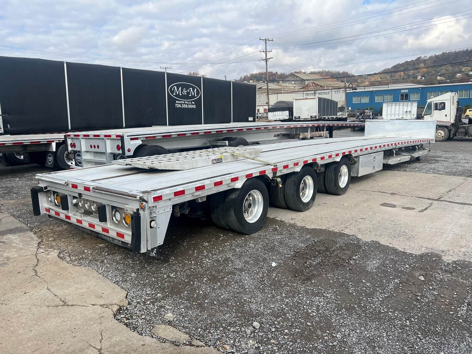2020 Reitnouer 53x102 Tri Axle Aluminum Drop Deck Trailer - Air Ride ...