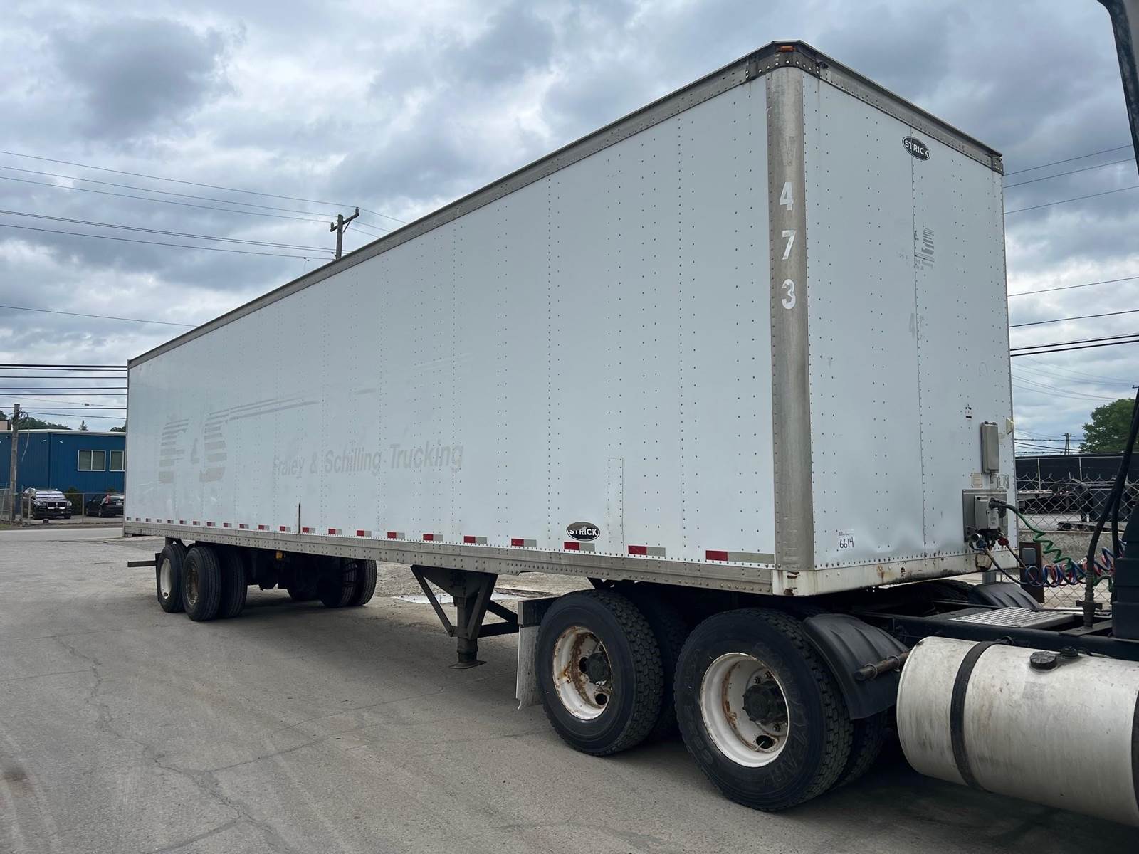 2014 Strick 45 ft Dry Van Trailer - Swing Door, Air Ride, Sliding Axle ...