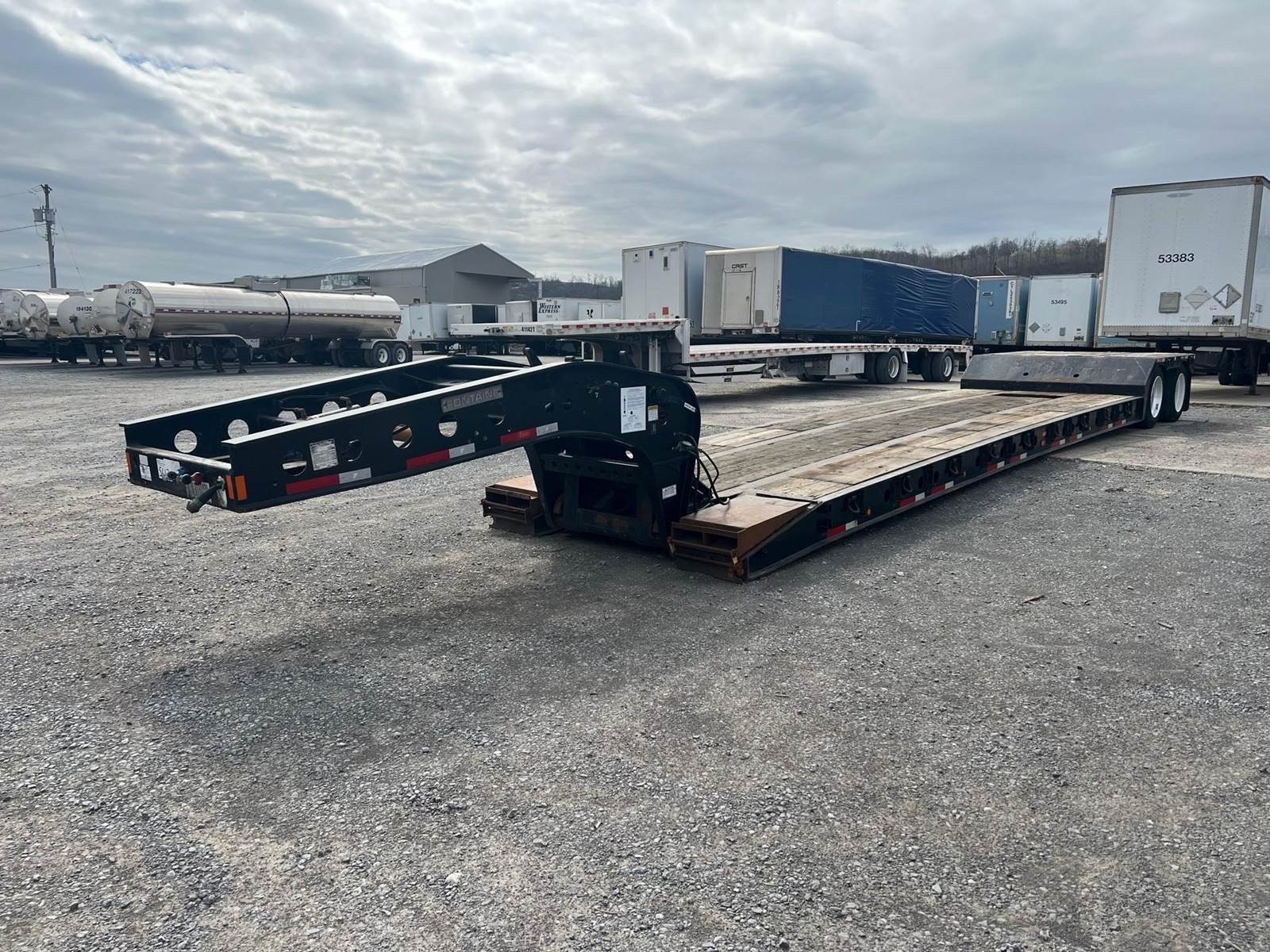 2010 Fontaine 35 TON HYDRAULIC NECK DOUBLE DROP Lowboy Trailer For Sale ...