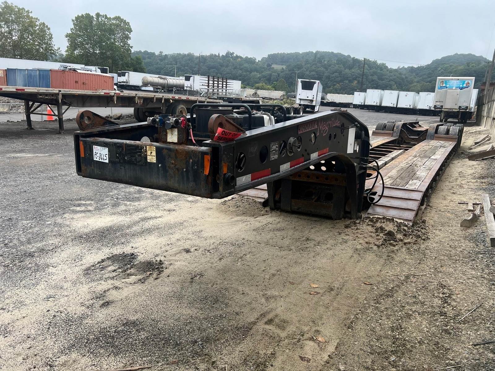 2014 Fontaine 55H WITH PONY MOTOR Lowboy Trailer For Sale | Pittsburgh ...