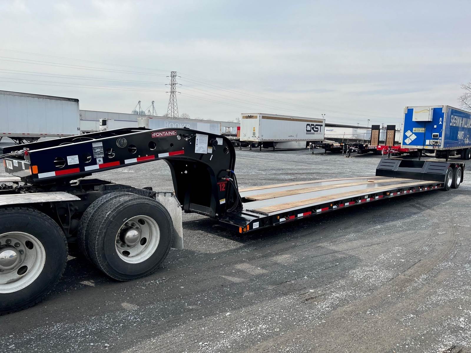 2024 Fontaine RENEGADE N12 W/ PONY MOTOR Lowboy Trailer For Sale ...