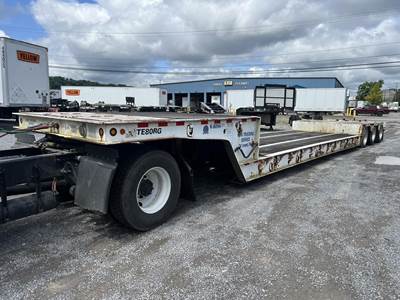 2009 Trail-Eze 40 TON FIXED NECK DOUBLE DROP Lowboy Trailer For Sale ...