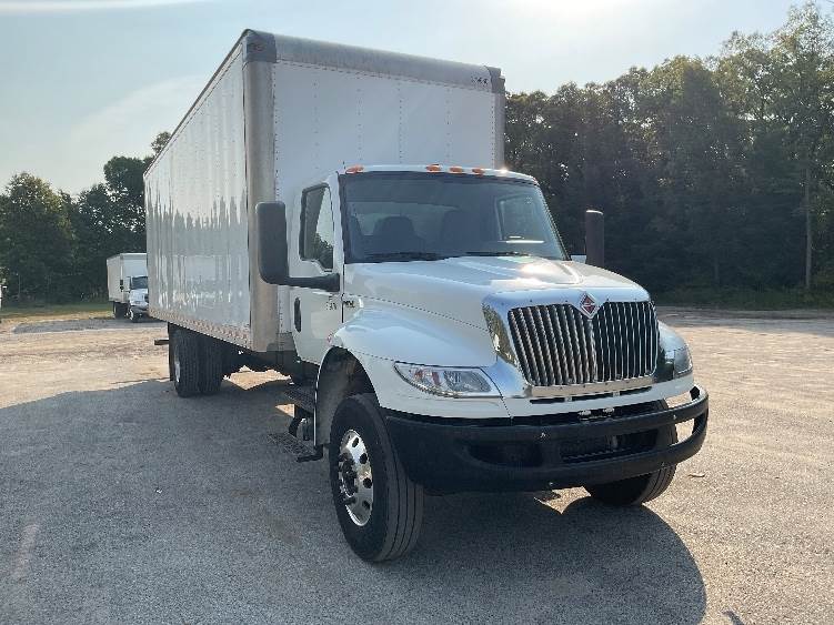 2021 International MV607 Box Truck - 250HP, 6 Speed Automatic, Roll up ...