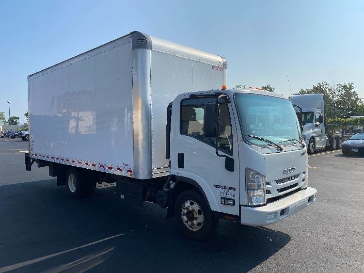 2019 Isuzu NPR 18 ft Box Truck - 215HP, 6 Speed Automatic, Roll up Door ...