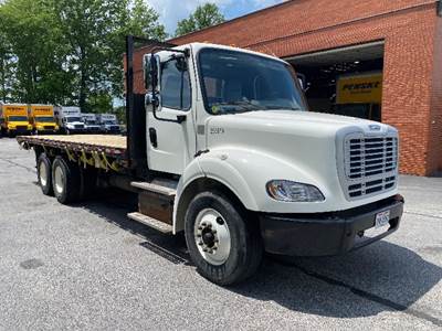 2019 Freightliner M2 112 Tandem Axle 24 ft Flatbed Truck - 350HP, 10 ...