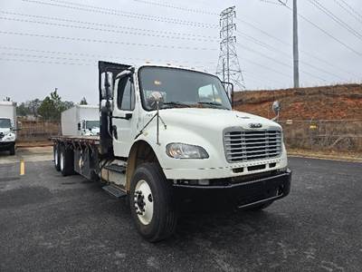 2017 Freightliner M2 Tandem Axle 24 ft Flatbed Truck - 350HP, 10 Speed ...