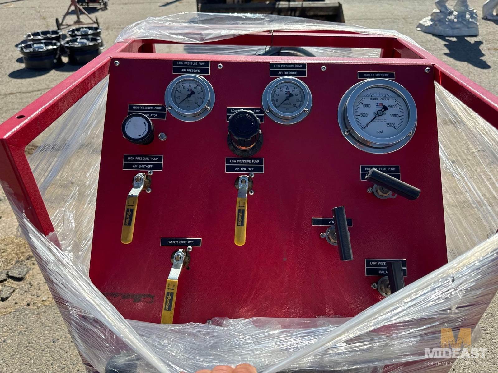 Hydrostatic And Pneumatic Portable Pressure Testing Unit Suitable For ...
