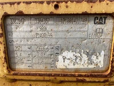 Caterpillar 980K Bucket For Sale | Smithfield, RI | A6015-GC ...