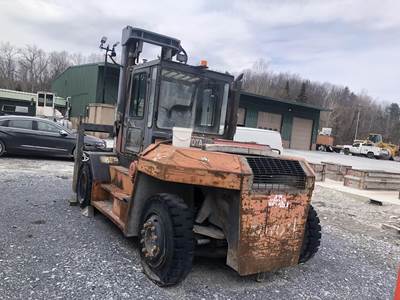 Toyota T2500D Pneumatic Tire Forklift For Sale, 6,600 Hours | Adams, MA ...