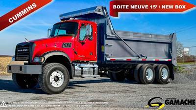2015 Mack Granite GU433 Dump Truck - Cummins 345HP, 8Ll Manual, 15 ...