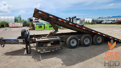 2014 Load Trail Triple Axle Flatbed Trailer Hydraulic Tilt For Sale ...