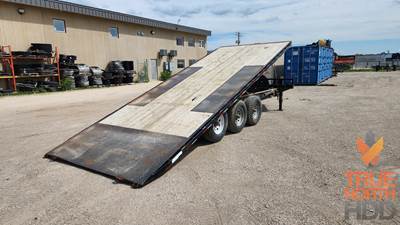 2014 Load Trail Triple Axle Flatbed Trailer Hydraulic Tilt For Sale ...