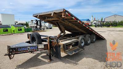2014 Load Trail Triple Axle Flatbed Trailer Hydraulic Tilt For Sale ...