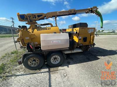 2011 Vermeer V500 LEHD Hydro-Vac w/ 2011 Vermeer Utility Tandem Axle ...