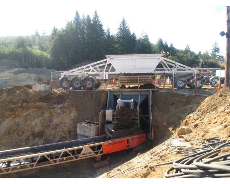 Rock Systems Drive-Over Truck / Scraper / End Dump Unloader, 35 ton ...