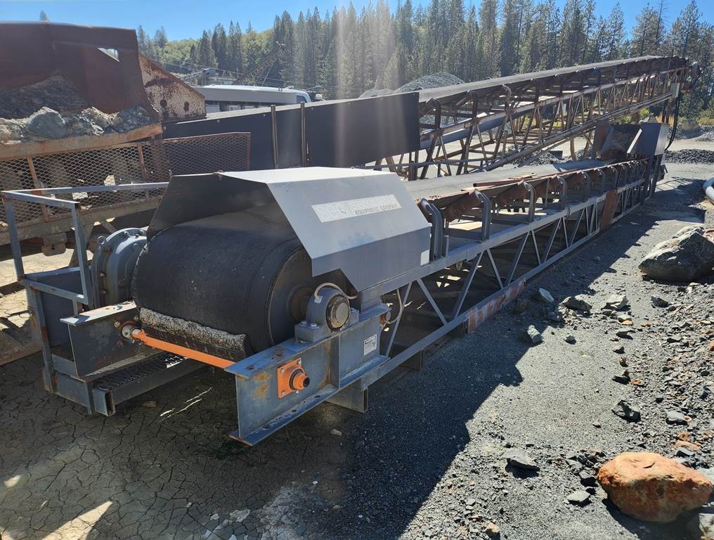 36” wide x 55’ long Heavy Duty Aggregate Conveyor For Sale | Olivehurst ...