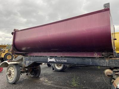 1987 Reliance PUP TRANSFER TRAILER End Dump Trailer For Sale | Rathdrum ...